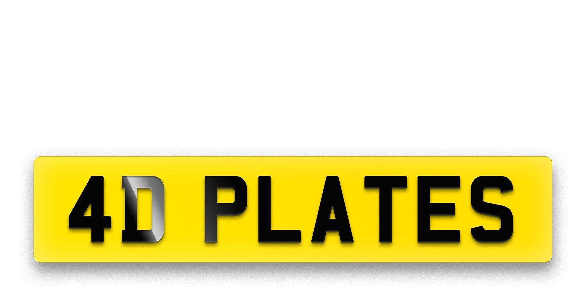 4D Number Plates – Limitless Plates: 3D + 4D Number Plate Specialists