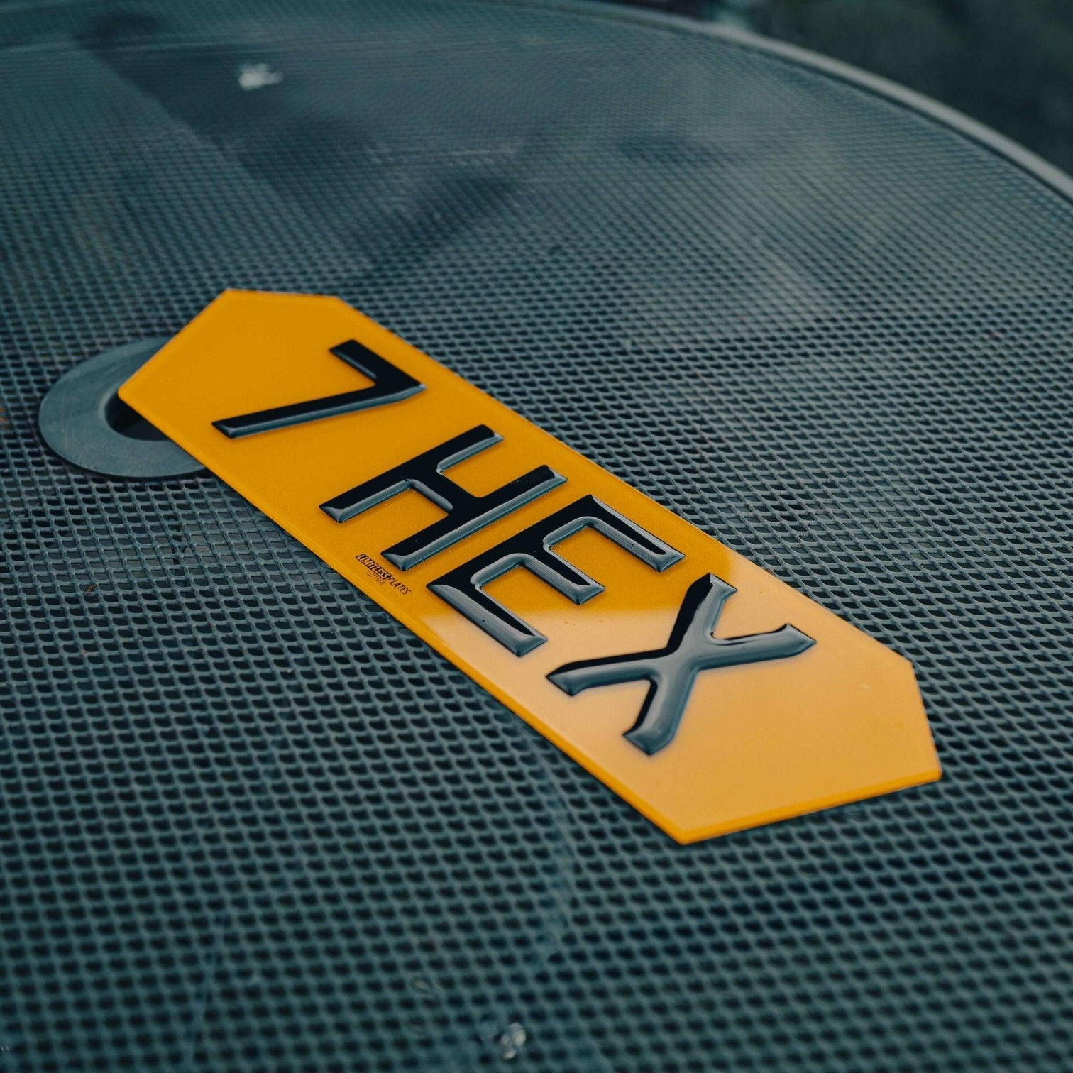 Hex Style Number Plates Limitless Plates 3D 4D Number Plate hex-style-number-plates-limitless-plates-3d-4d-number-plate