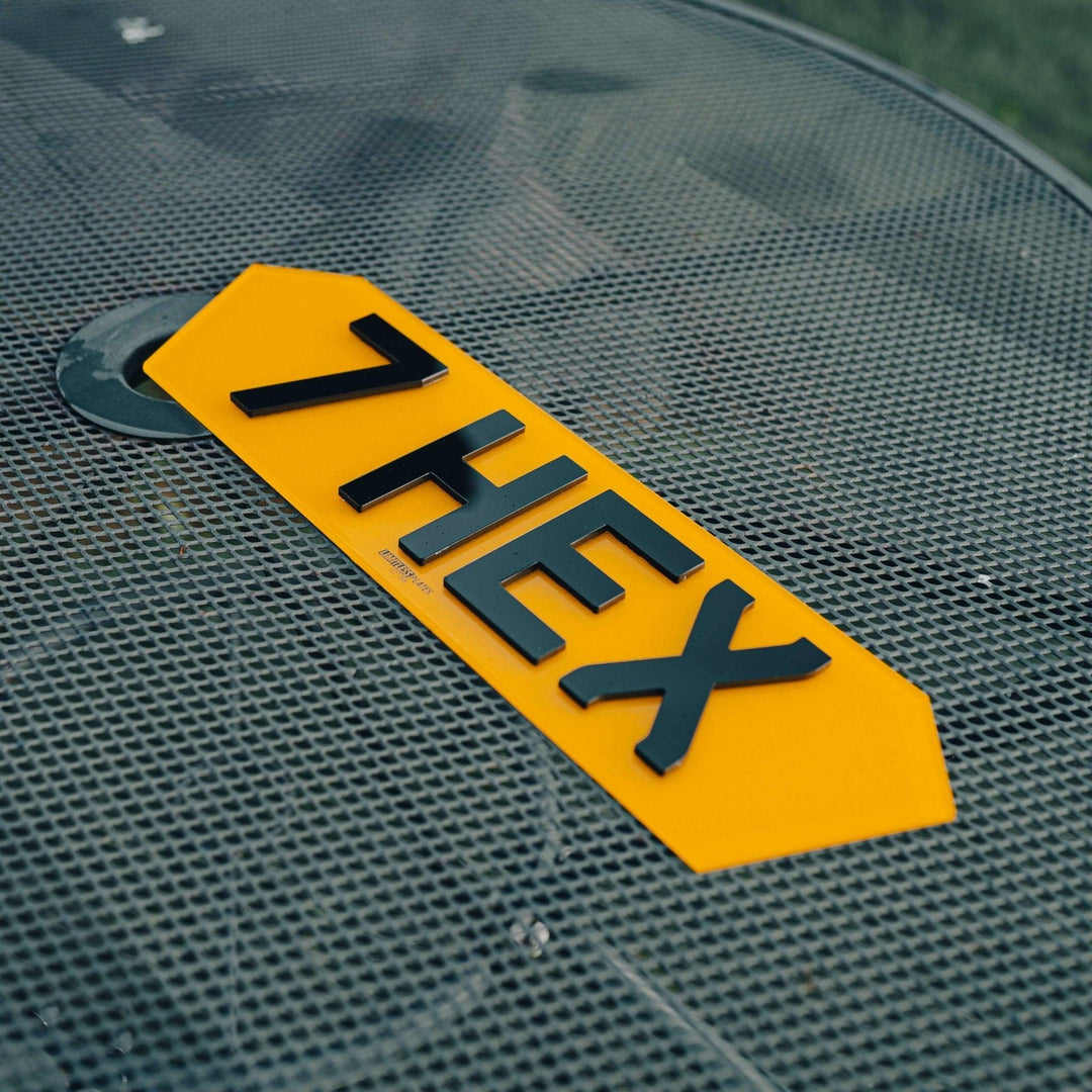 Hex Style Number Plates | Limitless Plates: 3D + 4D Number Plate ...
